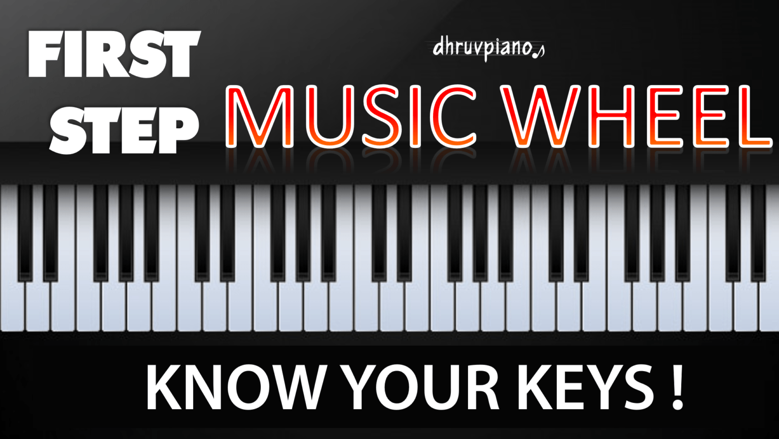 Music Wheel - Basic Music Theory || Dhruv Piano
