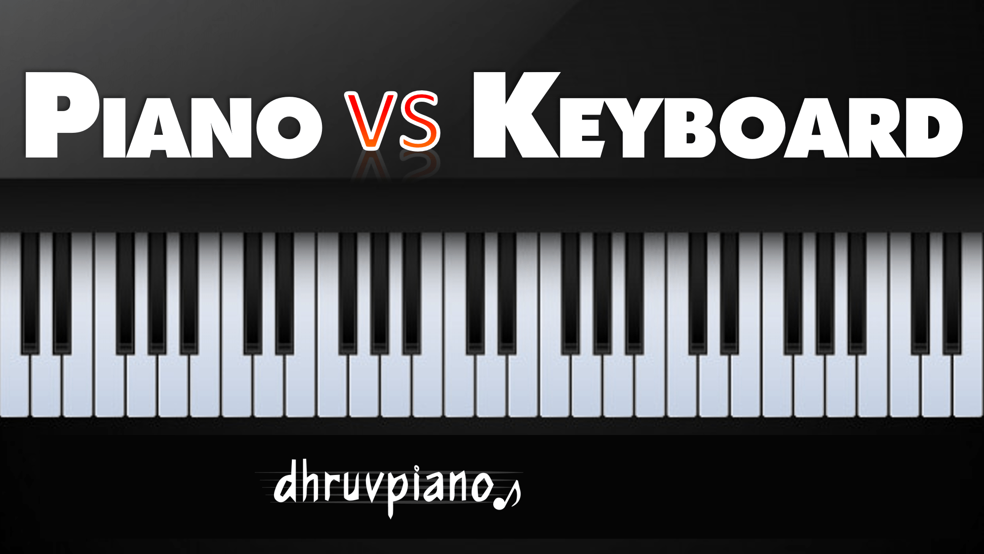 What is the difference between piano and keyboard (27 April 2020)